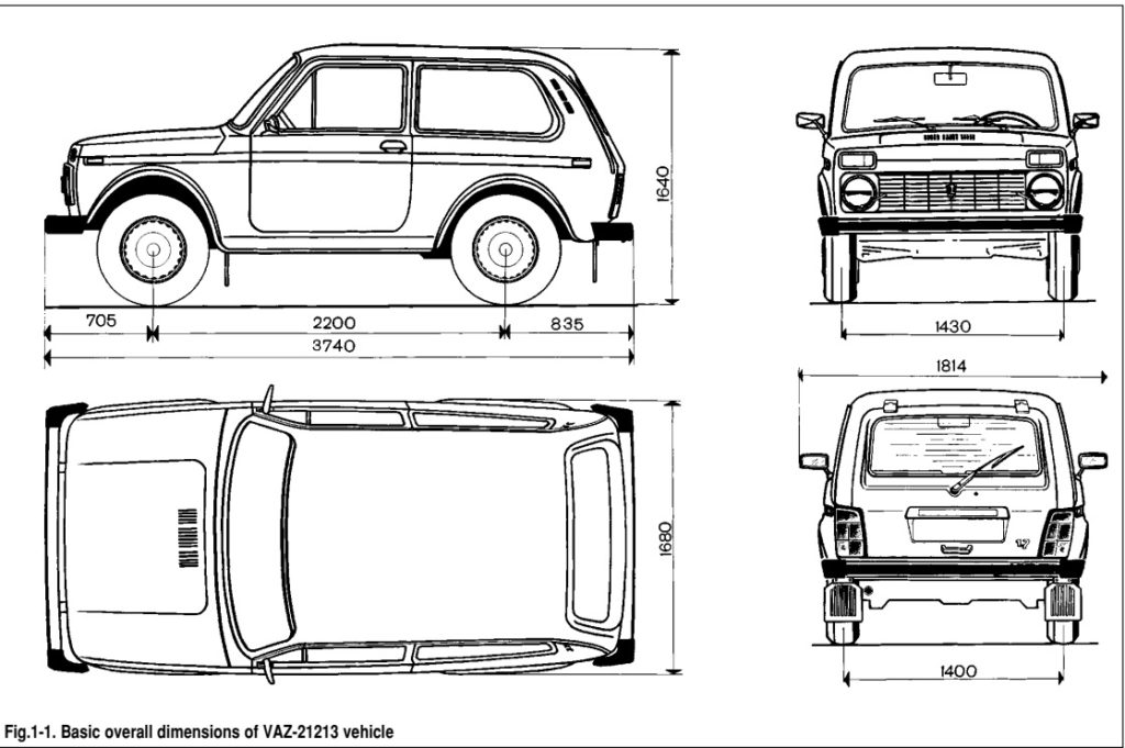 lada niva araç ölçüleri | Endurokan